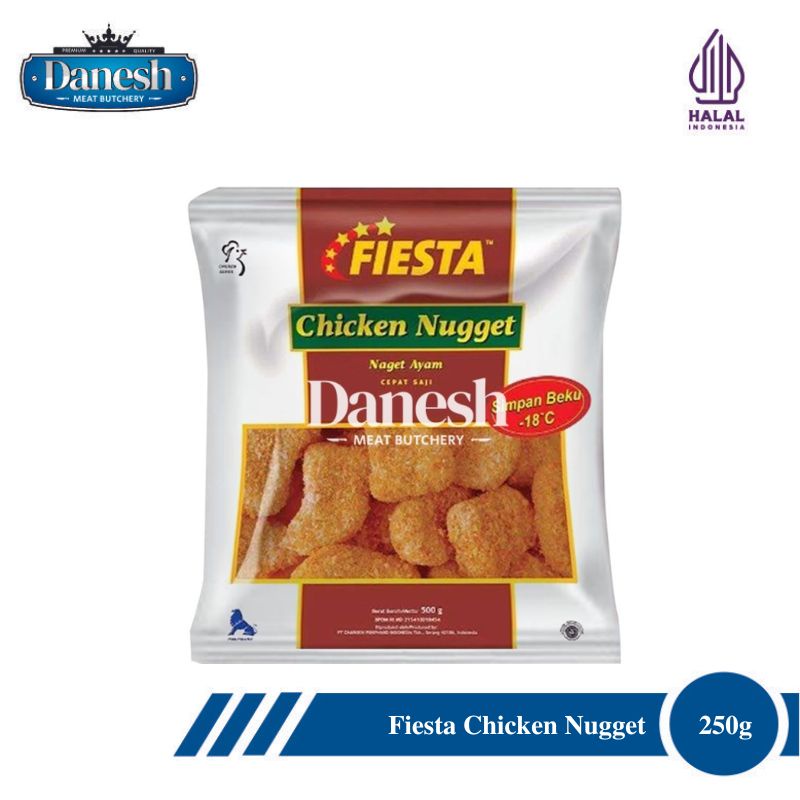 Jual Fiesta Chicken Nugget 250gr Makanan Siap Saji Frozen Food | Shopee ...