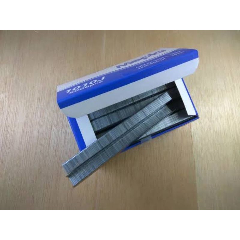 Jual Paku tembak Staples Mepla Biru 1010J 1010 J per dus isi 5000 bh ...