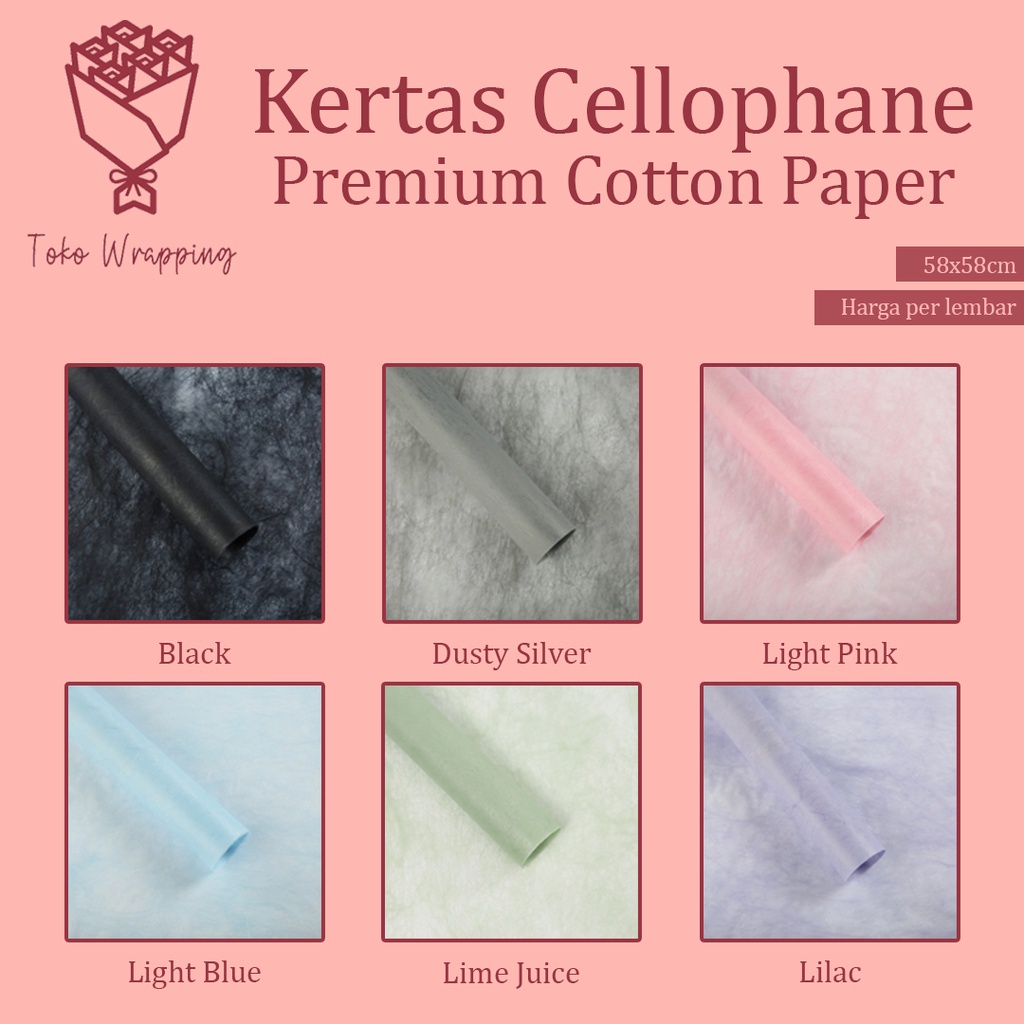 Jual Kertas Tisu Buket Serat [Premium Cotton Paper] Non Woven Tissue ...