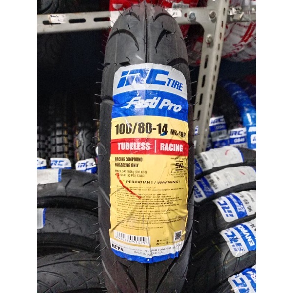 Jual IRC 100/80-14 Fasti Pro Soft Compound Racing Ban Luar Matik ...