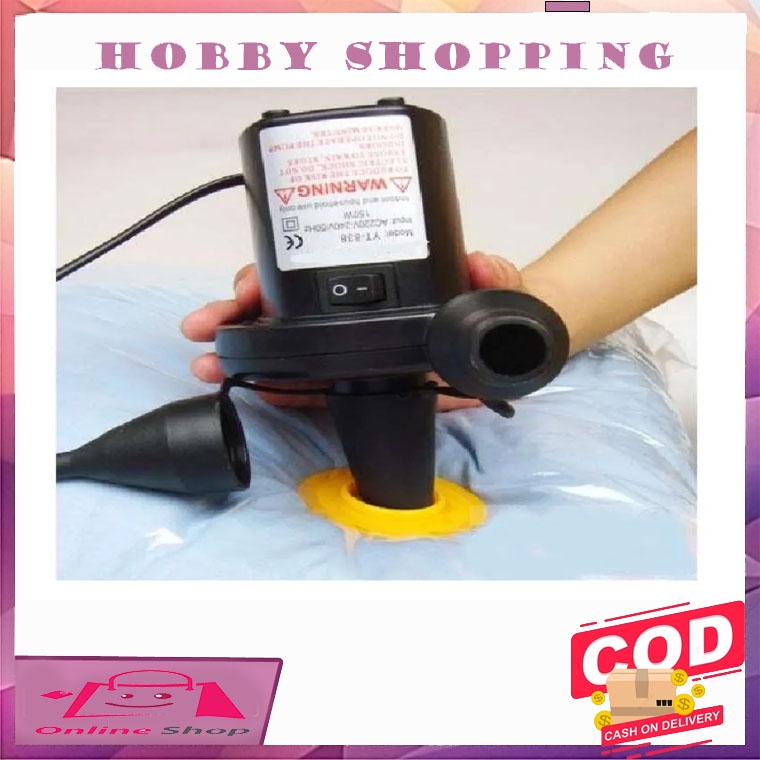 Jual Pompa Angin Listrik/kolam renang/kasur angin bisa sedot/Pompa Angin Listrik Electric Air ...