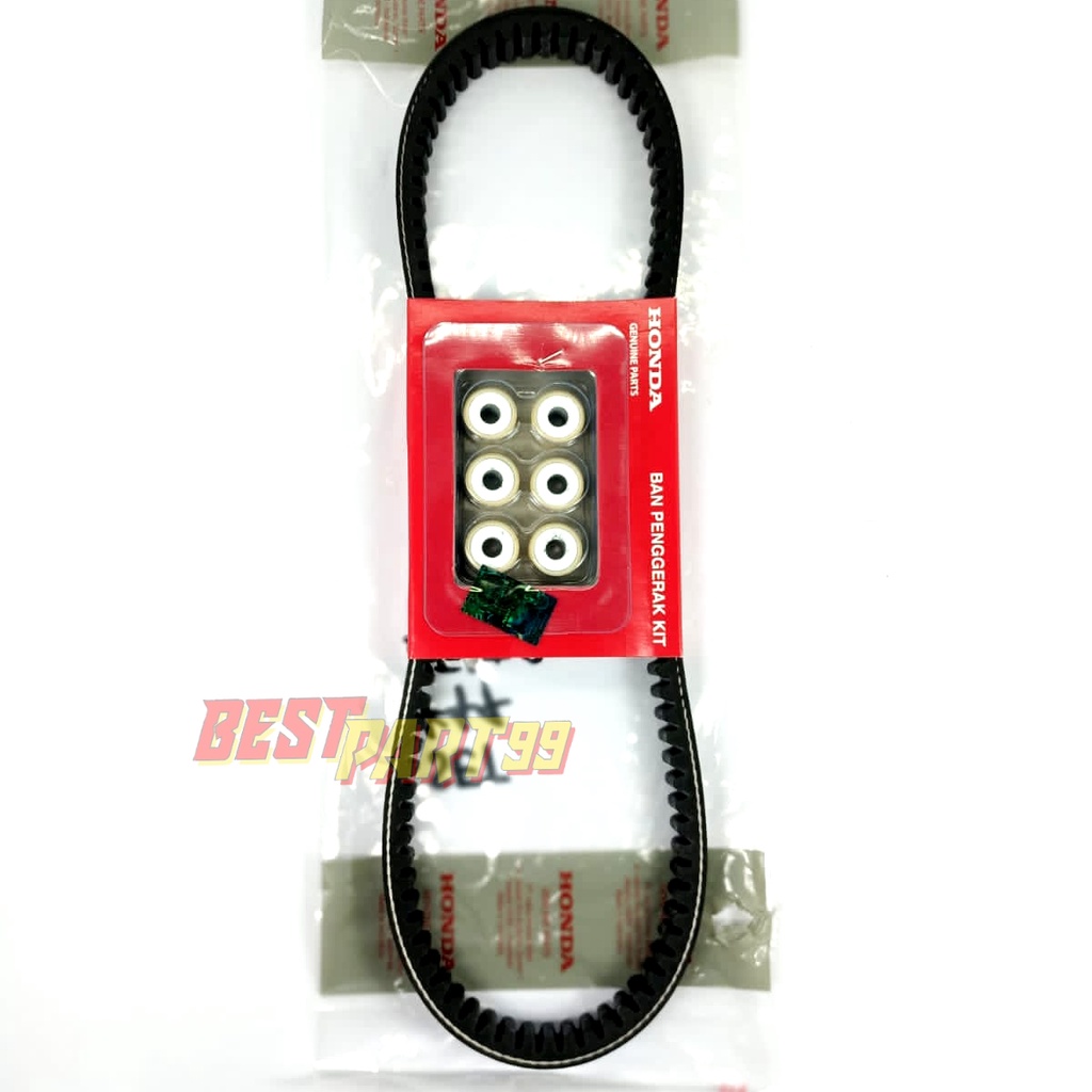 Jual VANBELT ASSY HONDA KZL V-BELT SET ROLLER KUALITAS ORIGINAL ORI ...