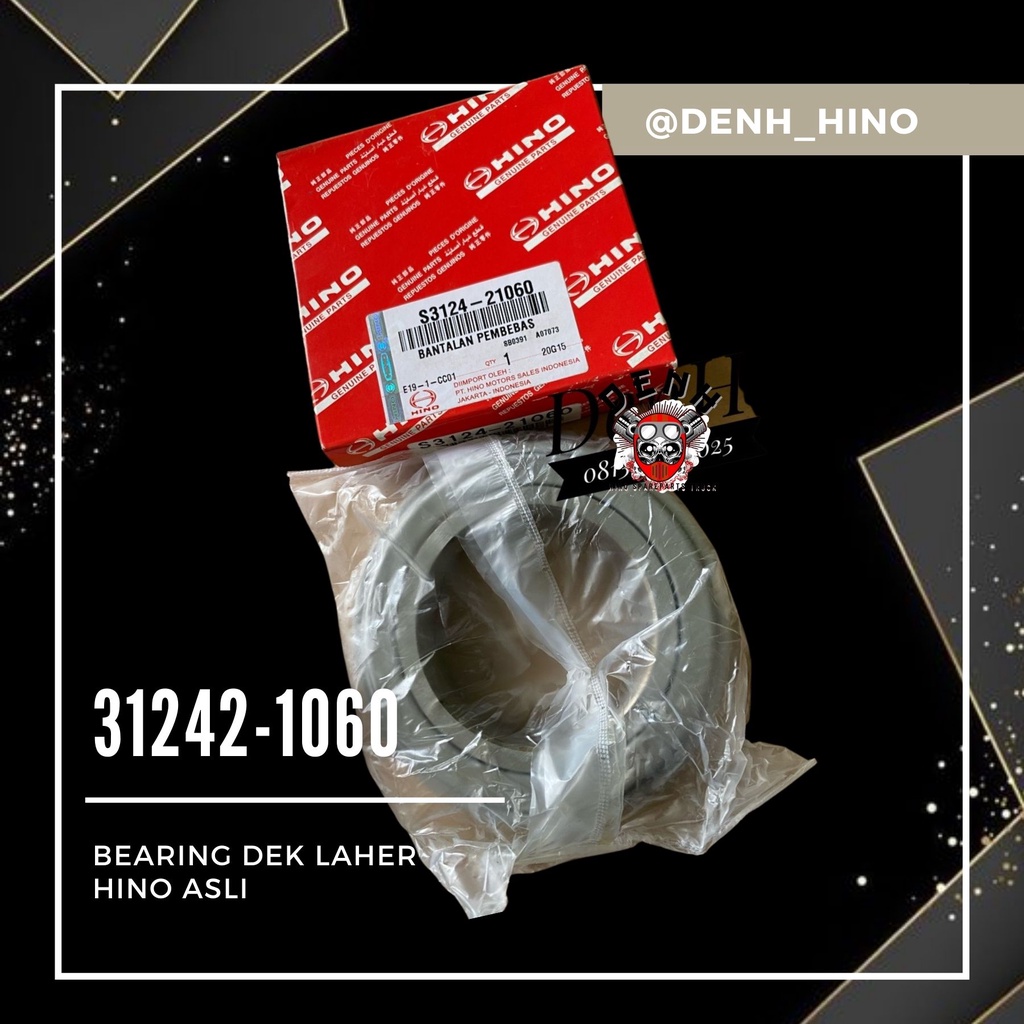 Jual 31242-1060 (S3142-21060) Bearing Dek Laher Hino Asli | Shopee ...