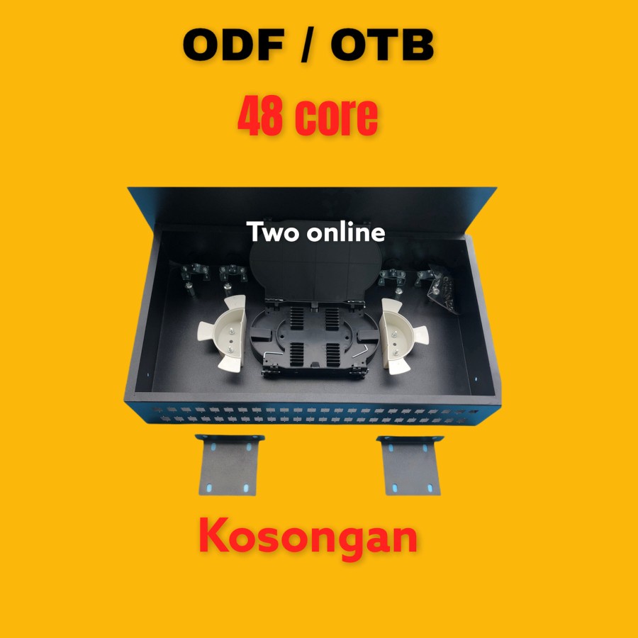 Jual ODF 48CORE/ ROSET BESI HITAM FTTH / OTB 48 Core/SC (KOSONGAN ...