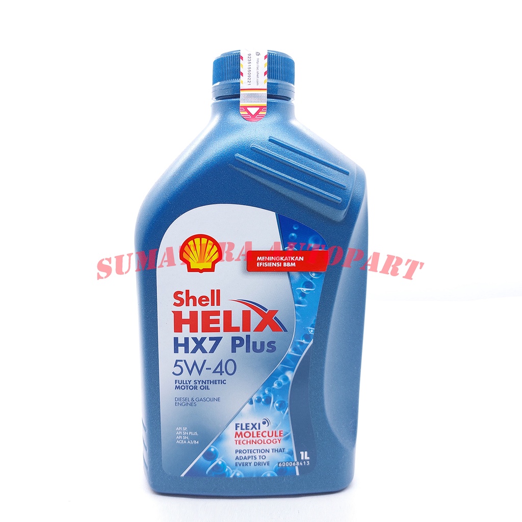 Jual 100% original oli shell helix HX7 Plus 5W-40 1 liter | Shopee ...