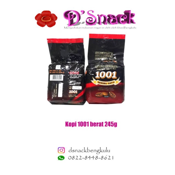 Jual KOPI ROBUSTA 1001 BENGKULU | Berat 245g | OLEH-OLEH KHAS BENGKULU | Shopee Indonesia