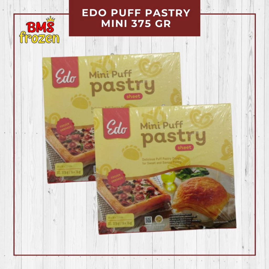 Jual BMS Frozen Mart | Edo Puff Pastry - Edo Pizza Base - Edo Danish ...