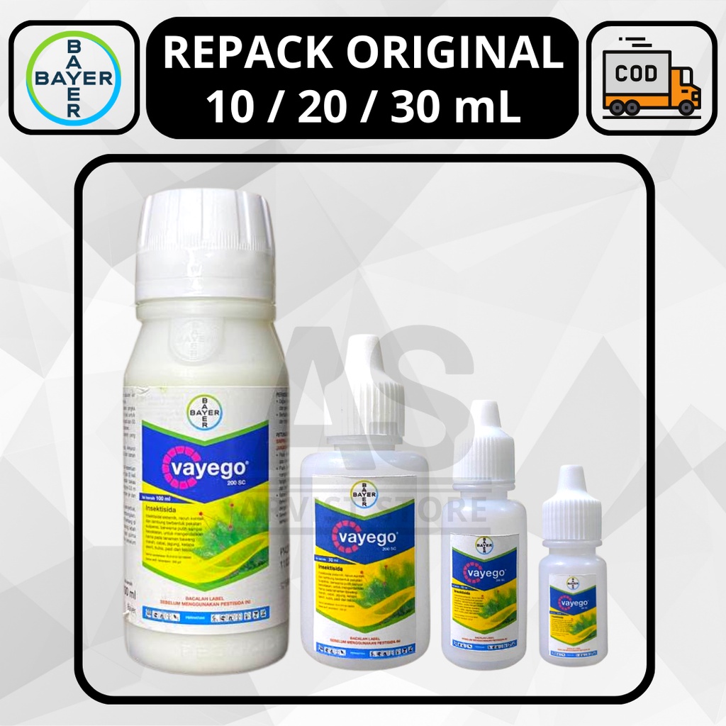 Jual Insektisida VAYEGO 200SC Kemasan Repack 10 / 20 / 30 ml Bayer ...