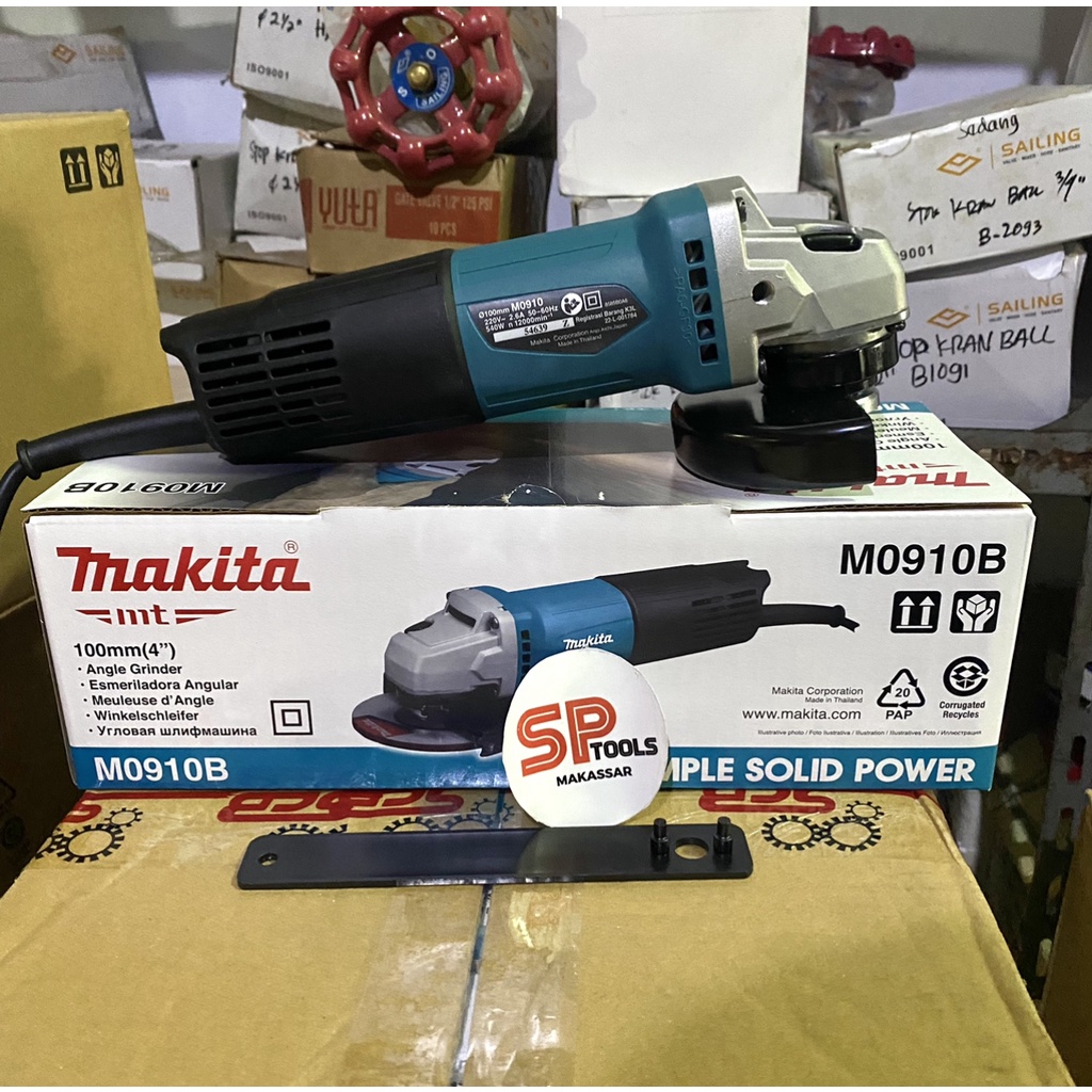 Jual MESIN GERINDA / GURINDA TANGAN 4" 4 INCH GRINDER MAKITA M0910B ...