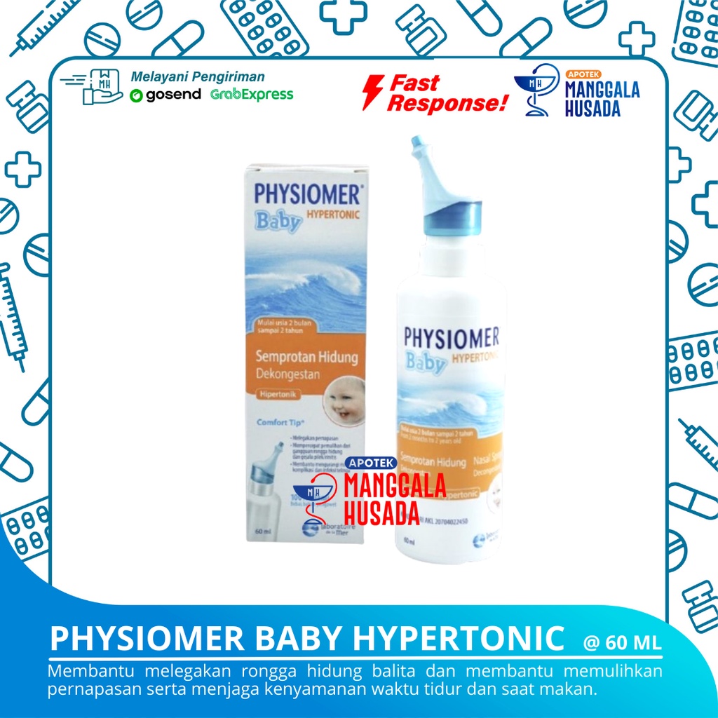 Jual PHYSIOMER BABY HYPERTONIC NASAL SPRAY @ 60 ML | Shopee Indonesia
