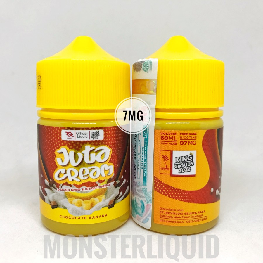 Jual JUTA CREAM V2 CHOCOLATE BANANA BY RSR BREW X VAPEBOSS 7MG 60ML ...
