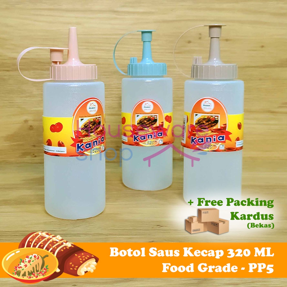 Jual Sauce Keeper / Botol Saus Saos dan Kecap Kania - 320ml | Shopee ...