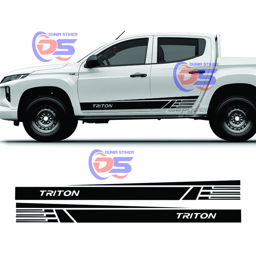 Jual Stiker Mobil Triton Stiker Striping List Triton Stiker Mitsubishi ...