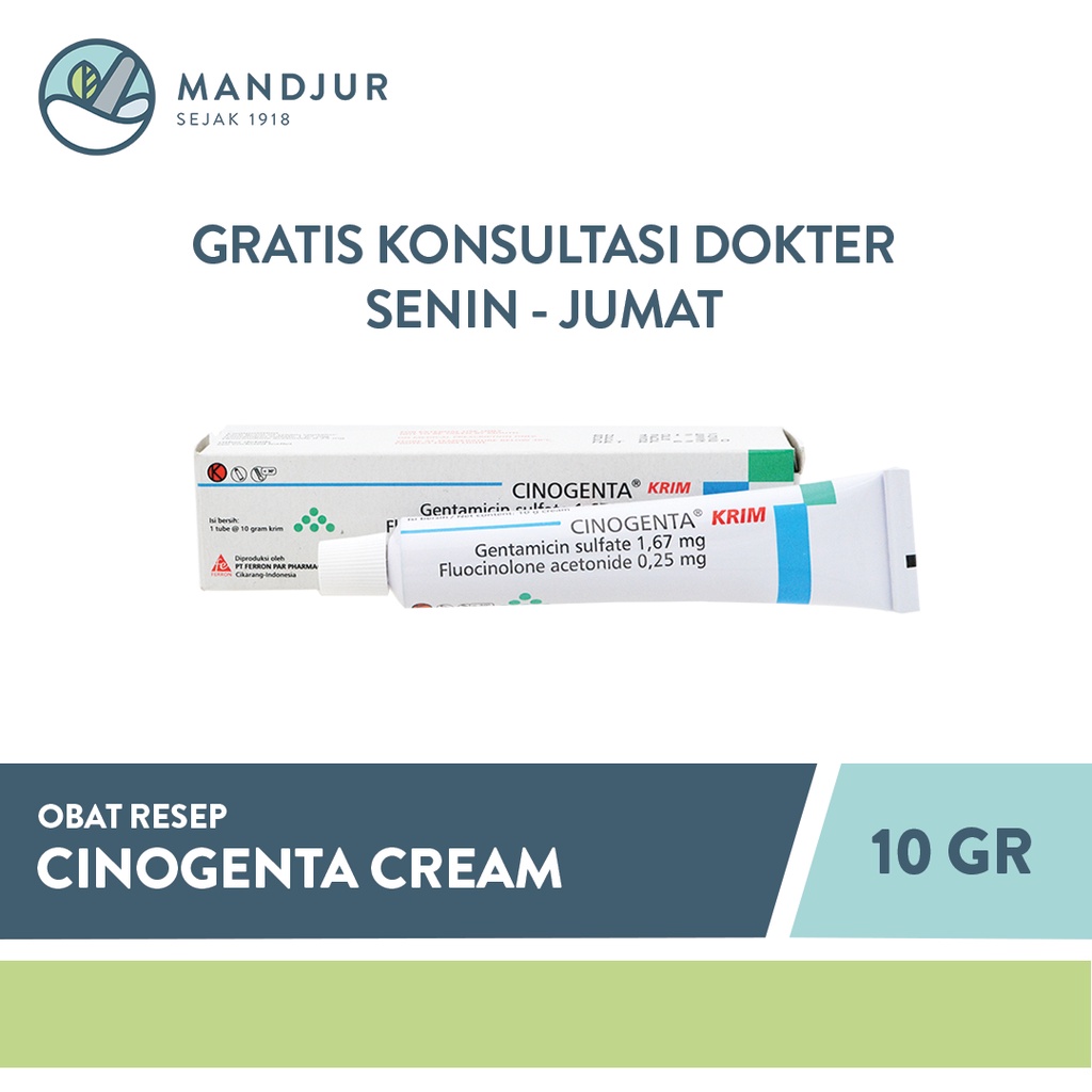Jual Cinogenta Cream 10 G | Shopee Indonesia