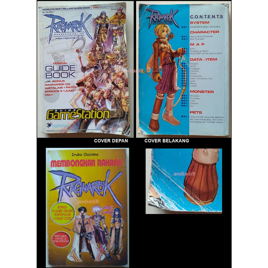 Jual PANDUAN GAME GAMESTATION GUIDE RAGNAROK ONLINE POJOK BAWAH ROBEK ...