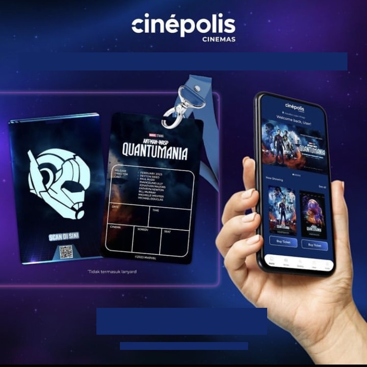 Jual Ant-Man and the Wasp: Quantumania x Cinepolis Official PVC Card ...