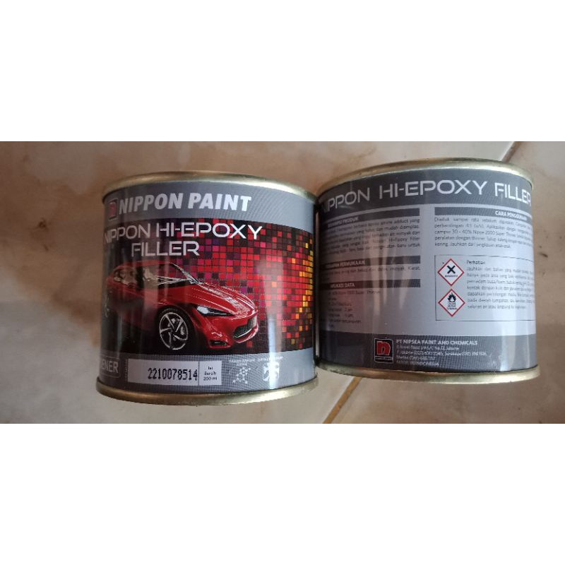 Jual hardener obat pengeras epoxy 200 ml nippon paint untuk cat epoxy ...