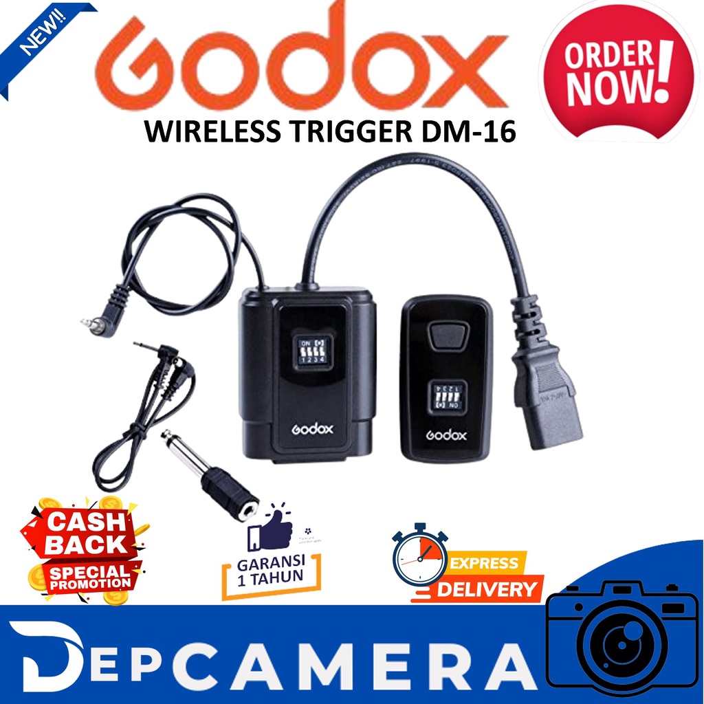 Jual Godox DM16 Studio Flash Trigger Set DM-16 | Shopee Indonesia