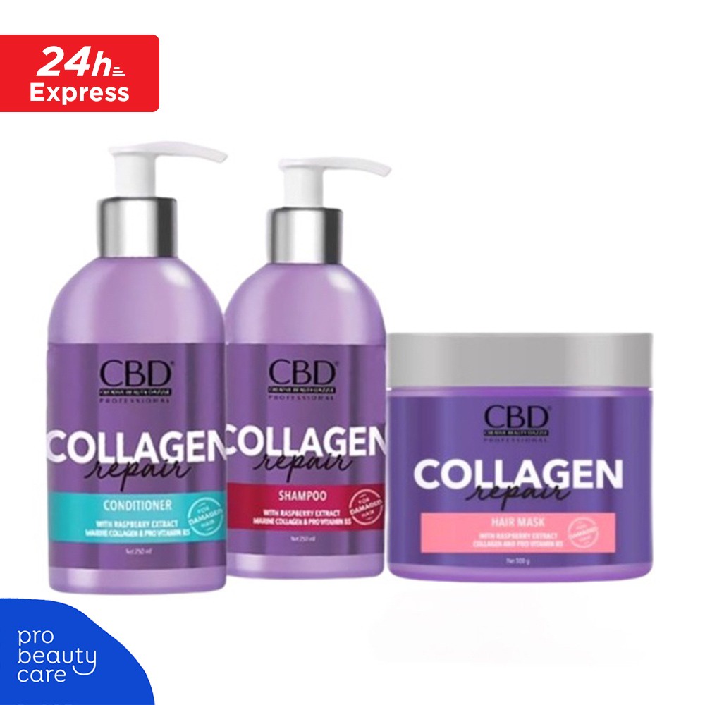 Jual CBD Professional - Collagen Repair Shampoo (250 ml) / Conditioner ...