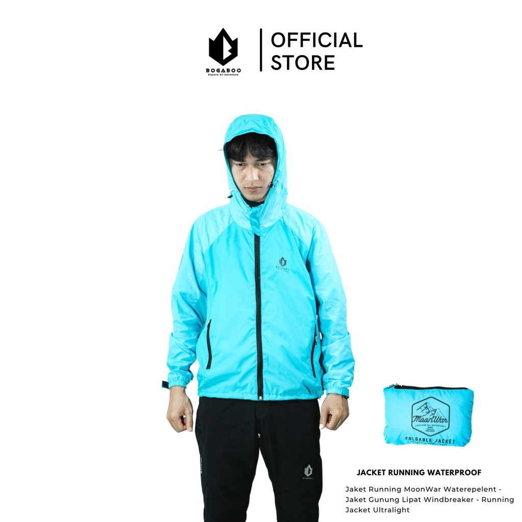 Jual Jaket Running Bogaboo Seri MOONWAR Waterrepellen Windbreaker ...