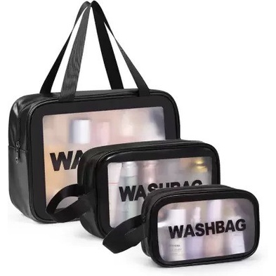 Jual JCM WASHBAG Tas Penyimpanan Serbaguna Waterproof / Wash bag Tas ...