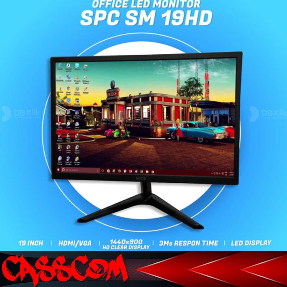 Jual MONITOR PC KOMPUTER SPC 19 INCH HD GARANSI RESMI | Shopee Indonesia