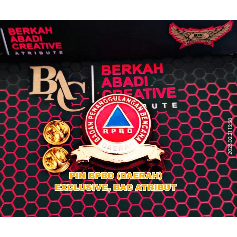 Jual Pin BPBD /PIN BPBD EXCLUSIVE BAC ATRIBUT | Shopee Indonesia