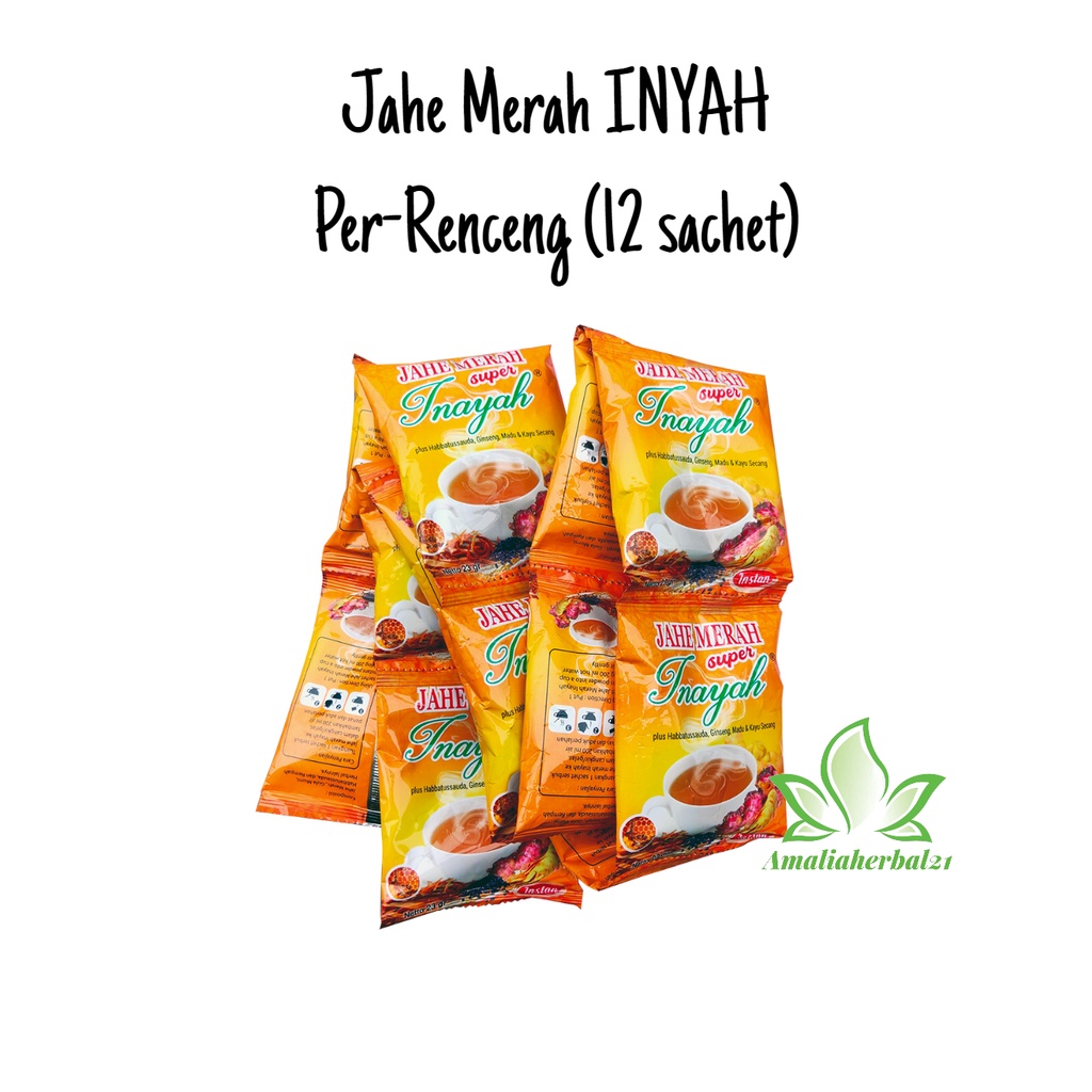 Jual Jahe Merah Super Inayah Renceng isi 12 sashet | jahe merah inayah ... Jual Jahe Merah Super Inayah Renceng isi 12 sashet | jahe merah inayah ...