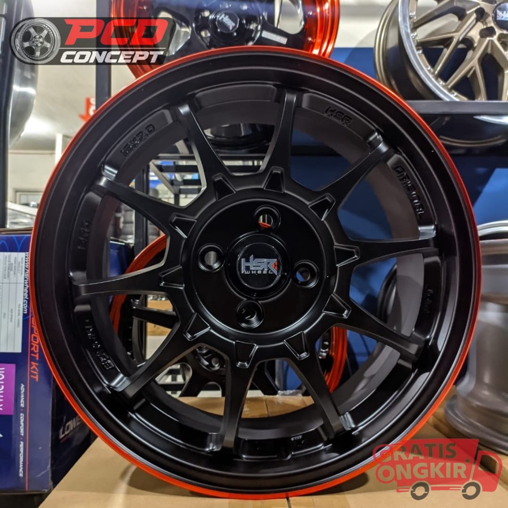 Jual VELG RACING R15 TERBARU BRIO JAZZ YARIS DATSUN GO CALYA R15 HITAM ...