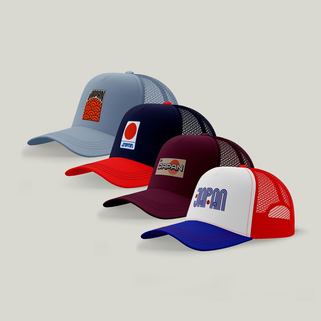 Jual Trucker Japan Series | Topi Jaring Clothing Factory Outlet ...