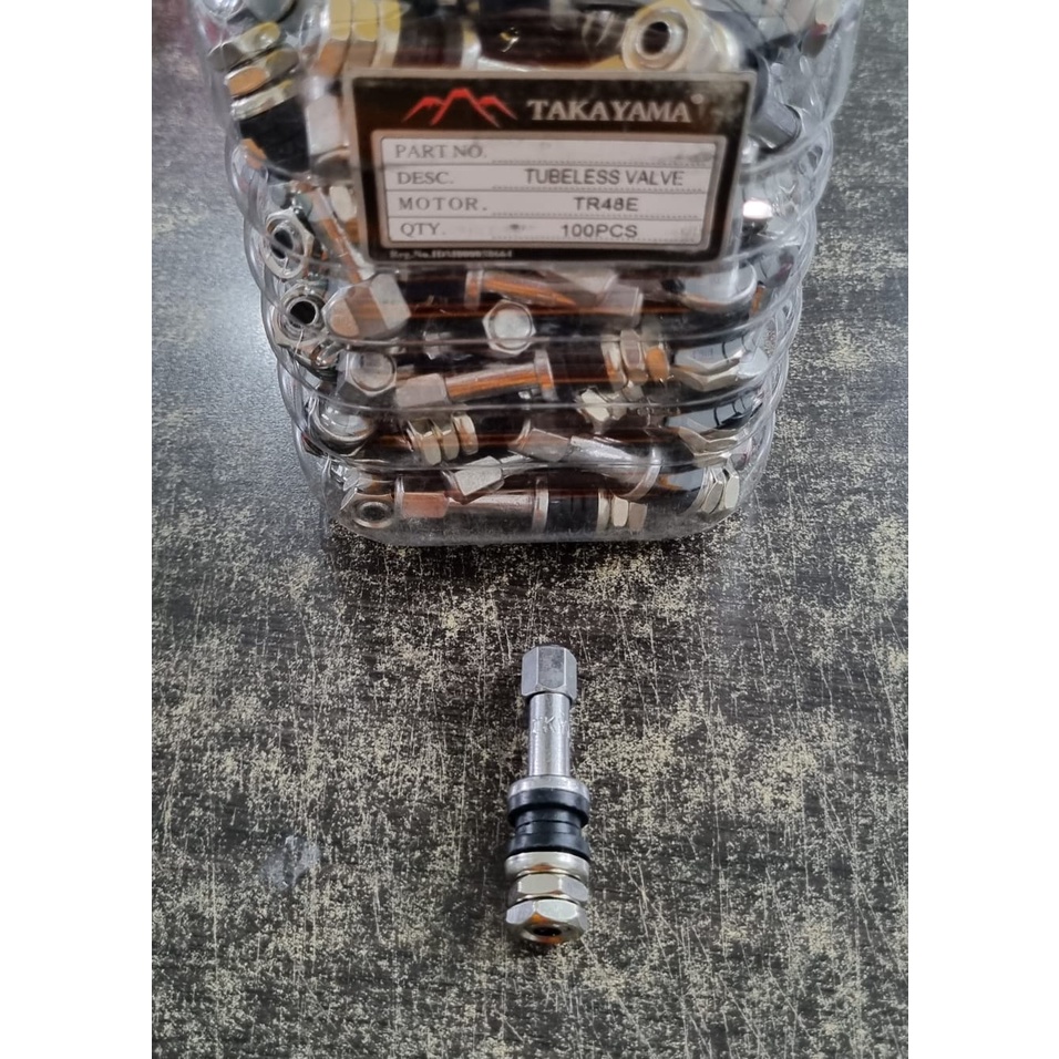 Jual Takayama Copper Cap Tubeless Valve - Pentil Tube TR48E 48 MM ...