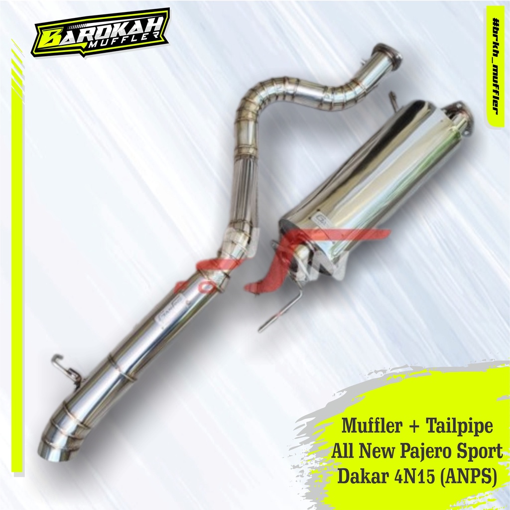 Jual Muffler + Tailpipe All New Pajero Sport Dakar 4N15 (ANPS) PNP ...