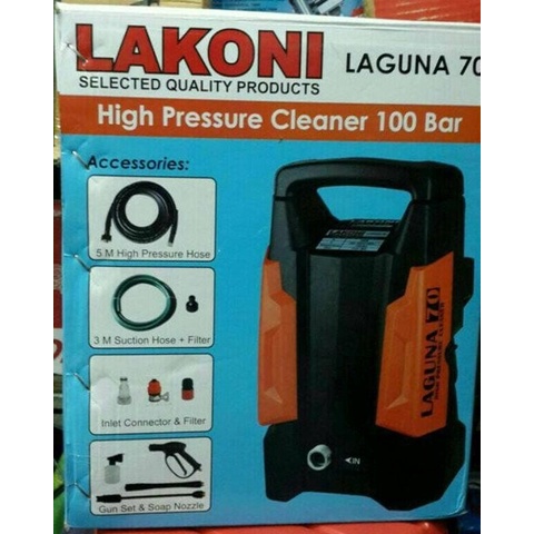 Jual LAKONI MESIN STEAM HIGH PRESSURE JET CLEANER 100 BAR 550W LAGUNA ...