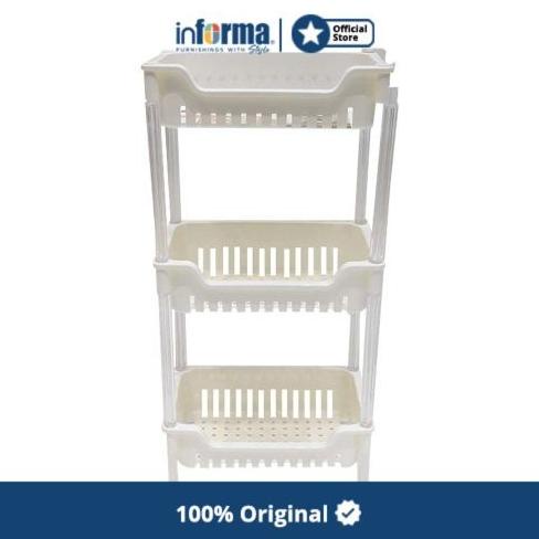 Jual INFORMA - RAK SERBAGUNA - STORAGE SHELF 3 TIER 8028 19.5X31X62CM ...