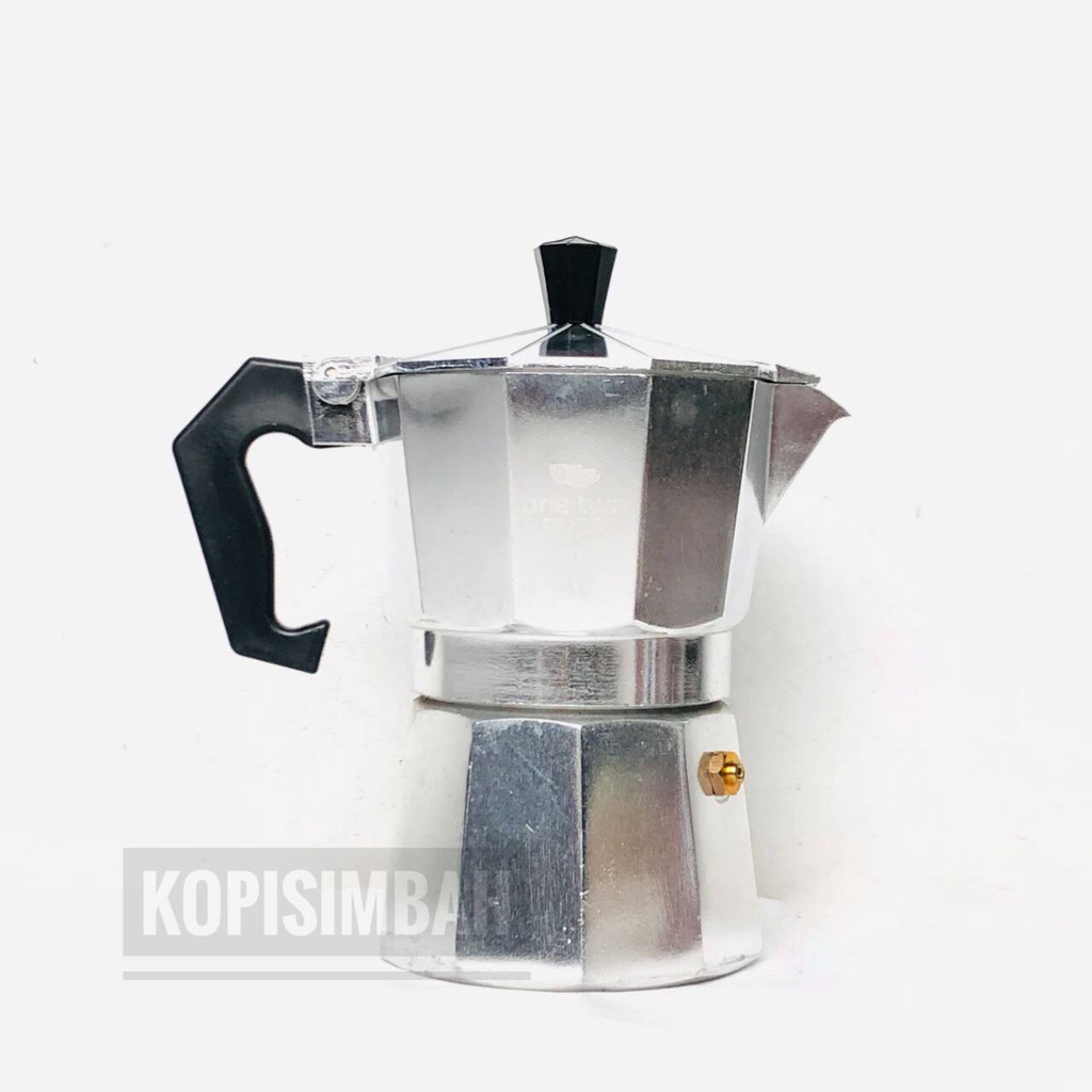 Jual Mokapot 3 Cups Silver Espresso Coffee Maker Mocapot Alat Seduh ...