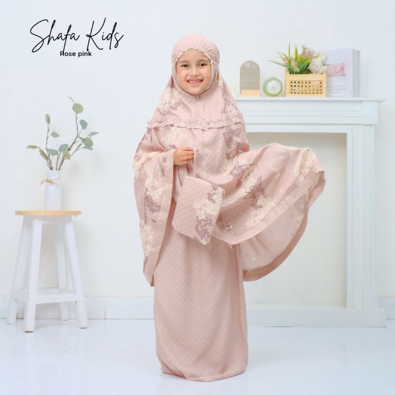 Jual Mukena Cantik SHAFA 2 IN 1 Rayon Dewasa dan Anak Tanggung Abg ...