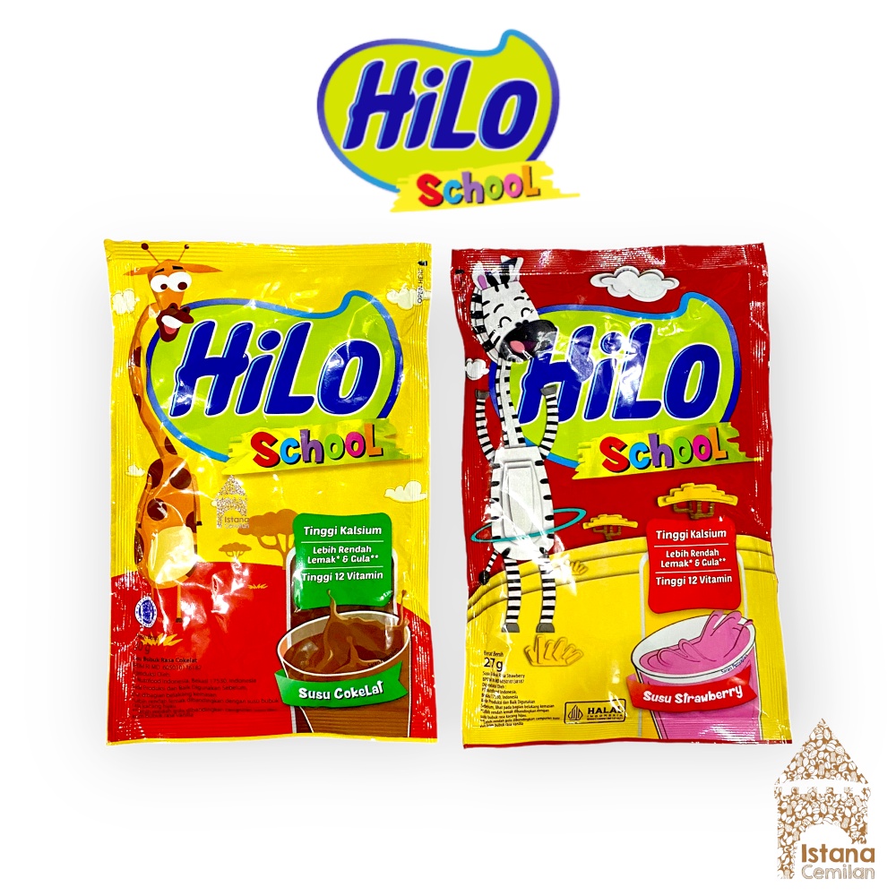 Jual Hilo / Hi Lo School Susu Cokelat / Strawberry Bubuk 30 Gram SATUAN ...
