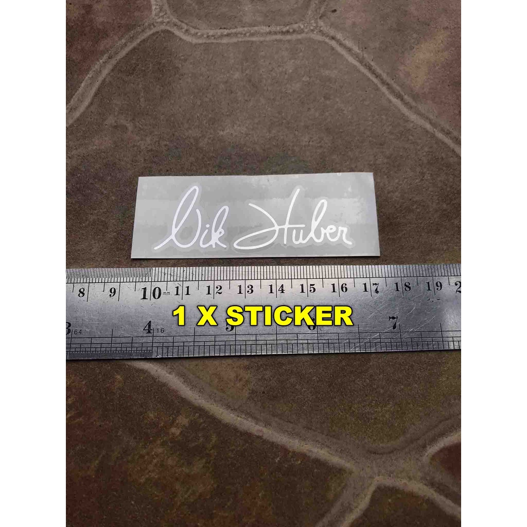 Jual Nik Huber Guitars Logo Sticker Headstock Gitar Model Superstrat ...