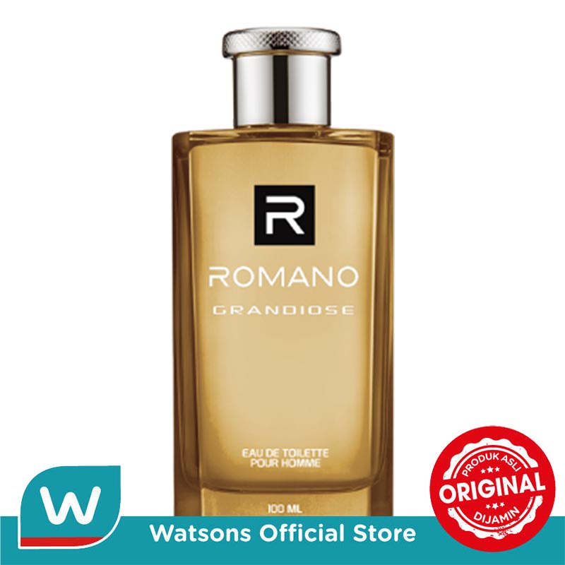 Jual ROMANO Eau De Cologne Parfum Pria Grandiose 100Ml | Shopee Indonesia