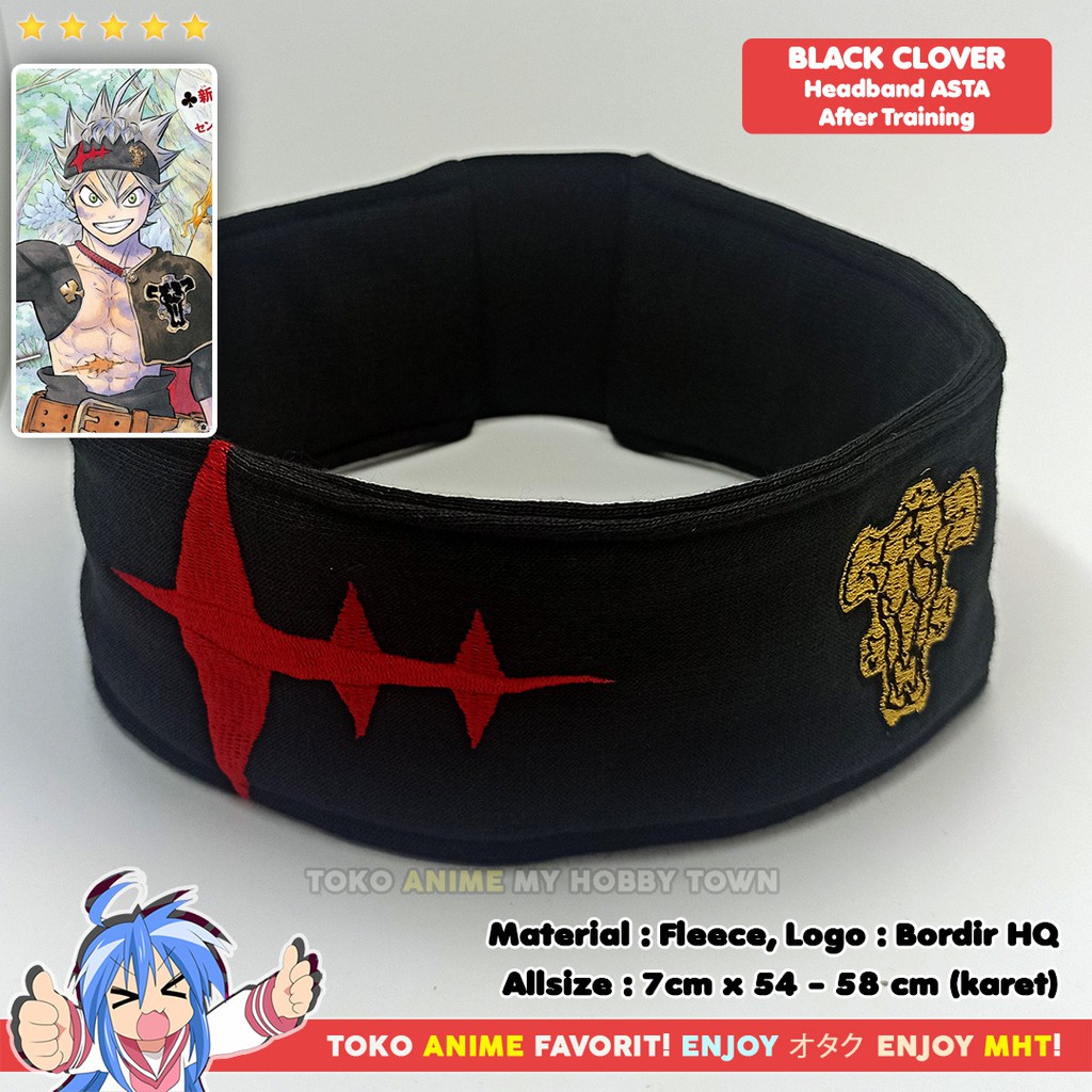 Jual Headband Asta - Black Clover Ikat Kepala | Shopee Indonesia