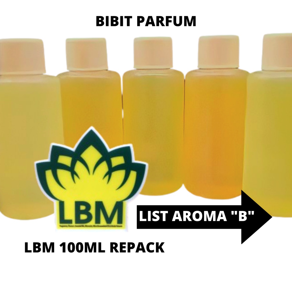 Jual BIBIT PARFUM LBM REPACK PILIHAN AROMA LIST "B" 100Gr 100% ORIGINAL ...