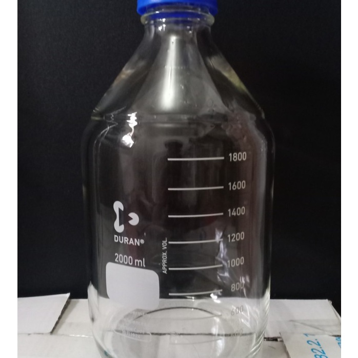 Jual Laboratory Bottle 2000 ml / Botol laboratorium / Lab Botol DURAN 2 L | Shopee Indonesia