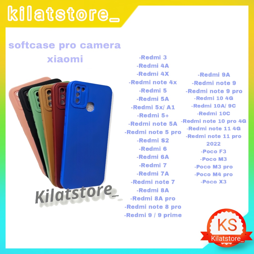 Jual Soft Case Macaron Candy + Protect Camera for Xiaomi | Shopee Indonesia