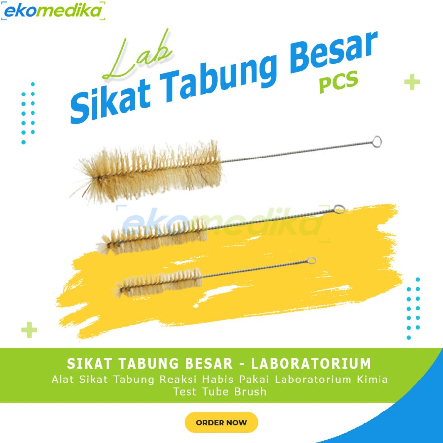 Jual Sikat Tabung Besar / Sedang / Sikat Tabung Lab Laboratorium Besar ...