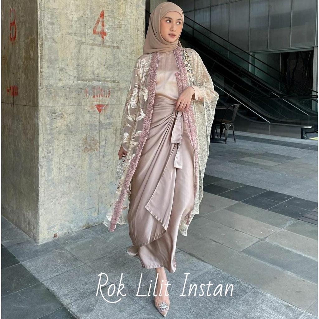 Jual Rok Lilit Instan Velvet Kain Lilit Kondangan Outfit | Shopee Indonesia