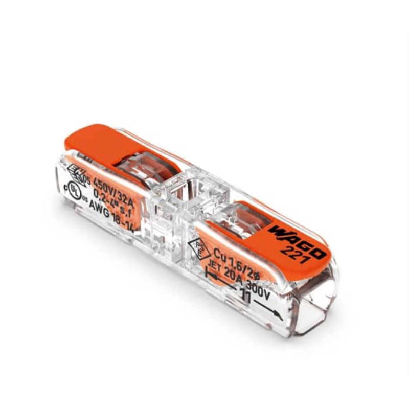Jual Wago Wire Connector Konektor Kabel Penyambung 221-412 / 221-413 / 221-415 / 221-612 / 221 ...