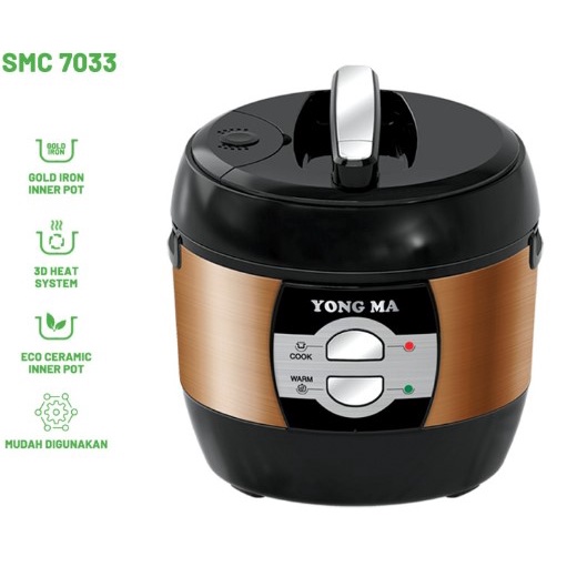 Jual Magic Com - Rice Cooker Yong Ma SMC 7033 (2 Liter) | Shopee Indonesia