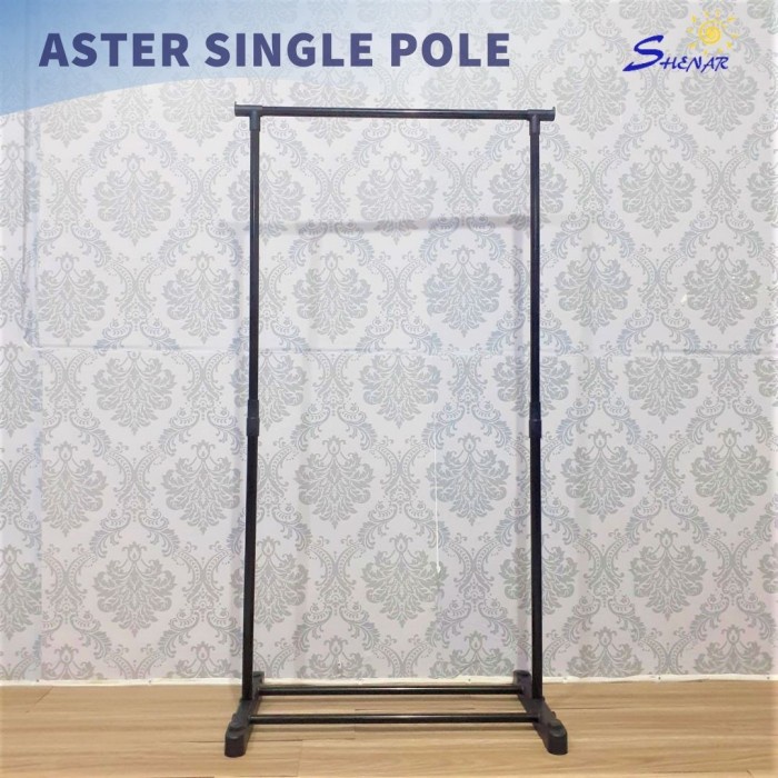 Jual Stand Aster Daisy Double Single Stand Hanger Gantungan Baju Rak ...