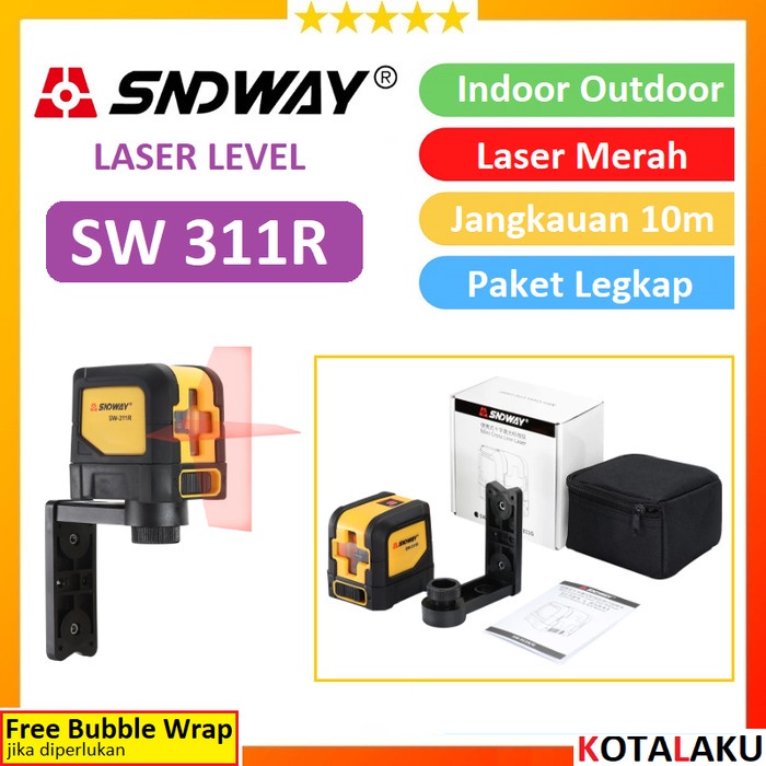 Jual Terlaris Level Laser Level Self Tile Leveling Laser Sndway Sw 311R ...