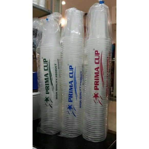 Jual GELAS PRIMA CUP - UKURAN 14 OZ - CUP MINUMAN ISI 50 PCS | Shopee ...